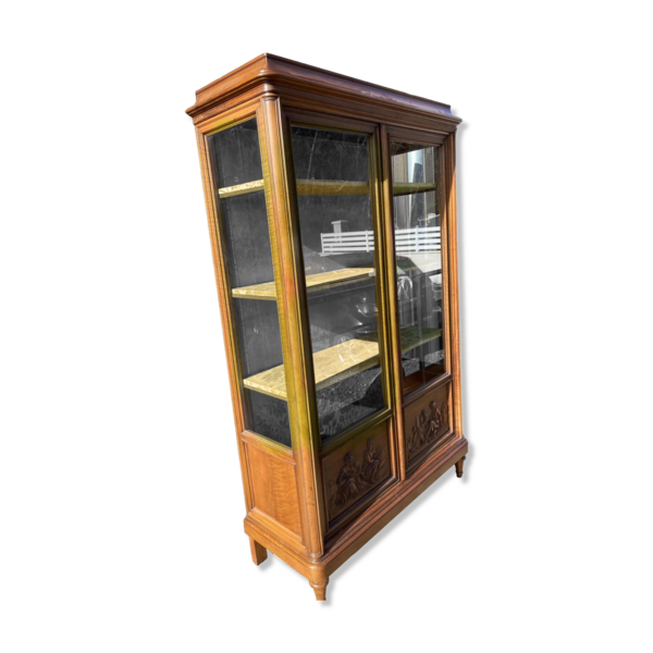 Walnut Display Case, Early 20th Century | Vinterior