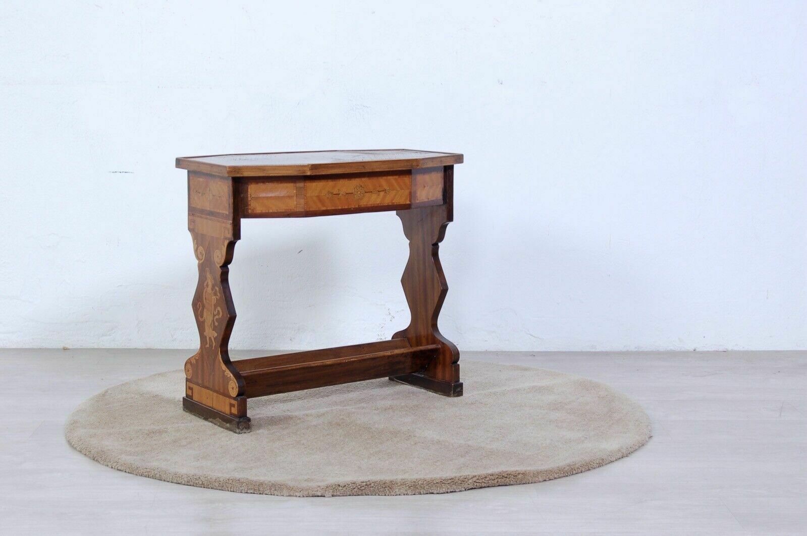 Antique Coffee Table From The Early 1900s. Coffee Table Inlaid With ...
