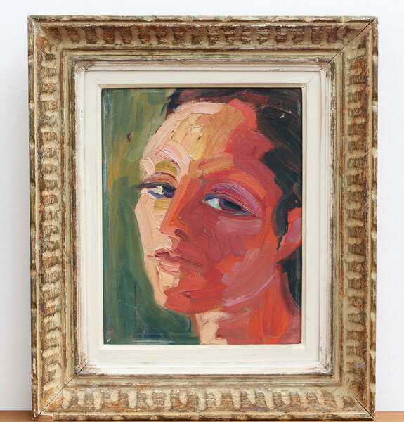 'Portrait Of A Young Woman' By Anna Costa (Circa 1960s) | Vinterior