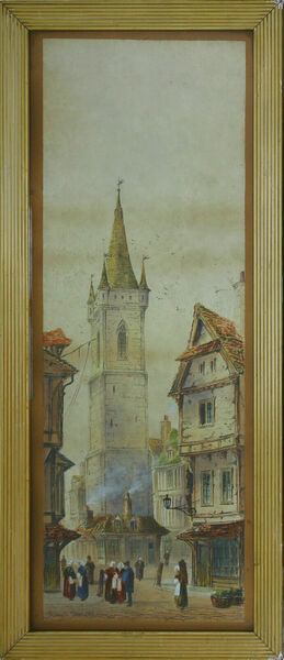 Watercolour By Paul Braddon. North European Cathedral | Vinterior