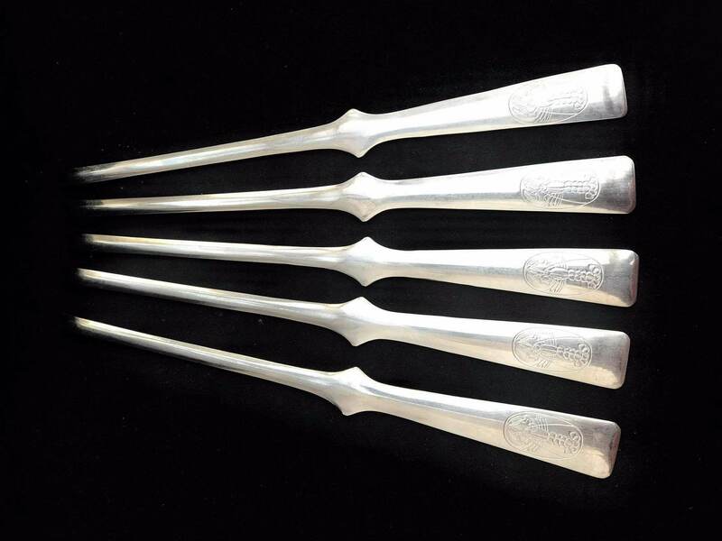 Lobster Fork Set 8 Vintage Seafood Picks Forks, Seafood Cutlery Eternum ...