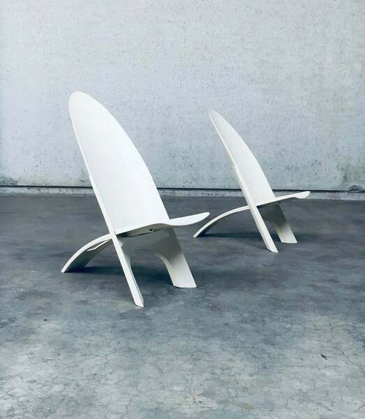 Dutch Design Lounge Chair Set By DR. B Schwarz For Demury | Vinterior