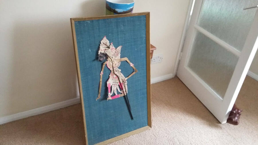 Amazing Large Enigmatic Retro Art Bespoke Character Collage Cardboard ...