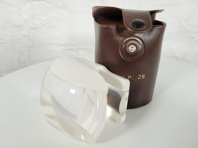 Vintage Desktop Magnifier / French Magnifying Glass / Text Or Map ...