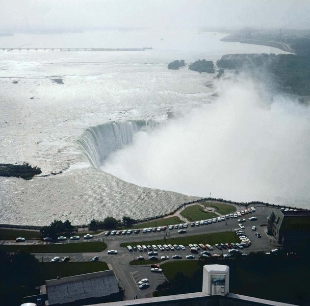 View From The Burning Springs Observation Tower To Niagara Falls, USA ...
