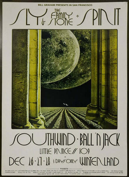 Sly & The Family Stone Winterland Original Vintage Poste | David Singer ...