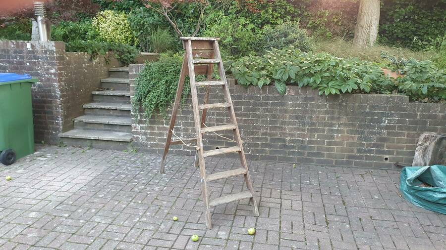 Superb Vintage Step Ladder Marked ‘Newland Dutch Eggs’ Holland Film ...