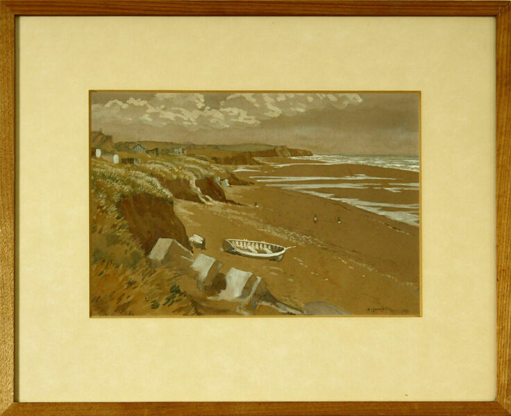 Watercolour By Cecil Charles Ernest Jones. Tide Out | Vinterior