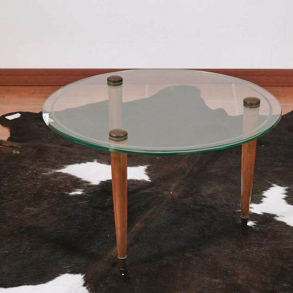 Glass Table From The 60s 70s, 1970s | Vinterior