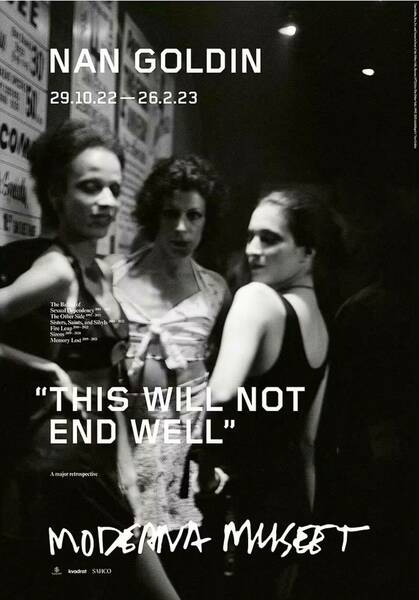 Original Nan Goldin Exhibition Poster Bea, Ivy And Susan Boston ...