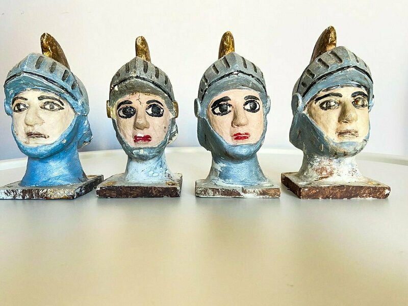 Sicilian Puppets, Italy, 1980s, Set Of 4 | Vinterior