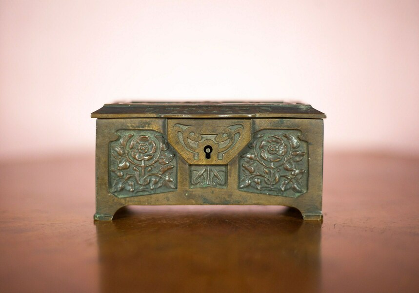 Bronze Chest, Bronze, Art Nouveau, Boudoir, Collection, Jewel Box ...