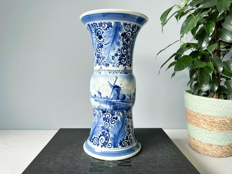 Vintage Royal Delft/De Porceleyne Fles Delft Blue Vase 1942, Royal ...