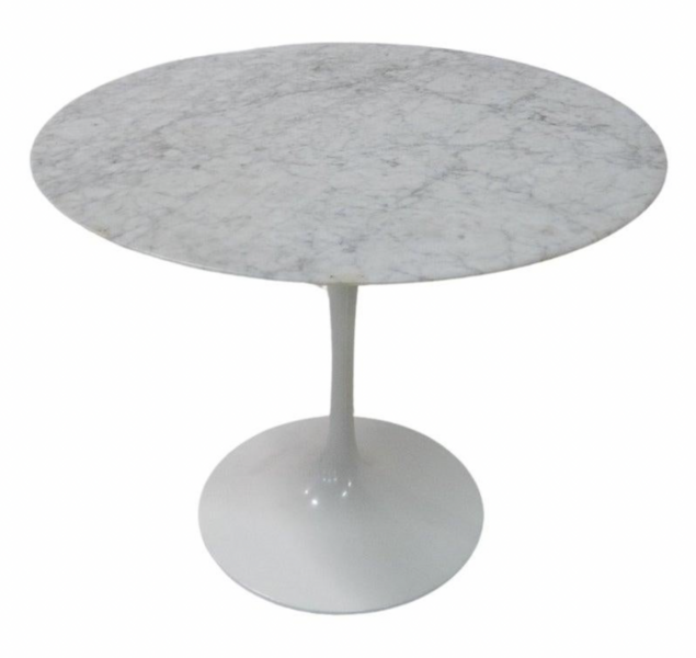 Mid Century Small Round Dining Table By Eero Saarinen For Knoll International | Eero Saarinen ...