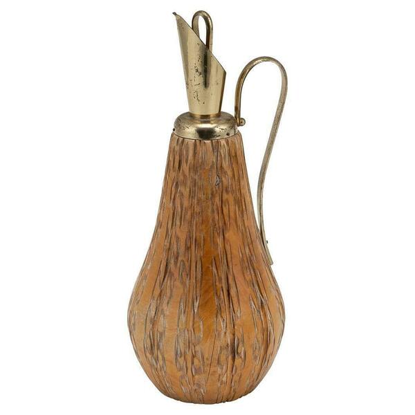 20th Century Italian Carved Wood Flask By Aldo Tura For Macabo C.1960 ...