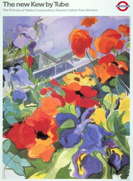Tfl The New Kew By Tube Original Vintage Poster | Vinterior