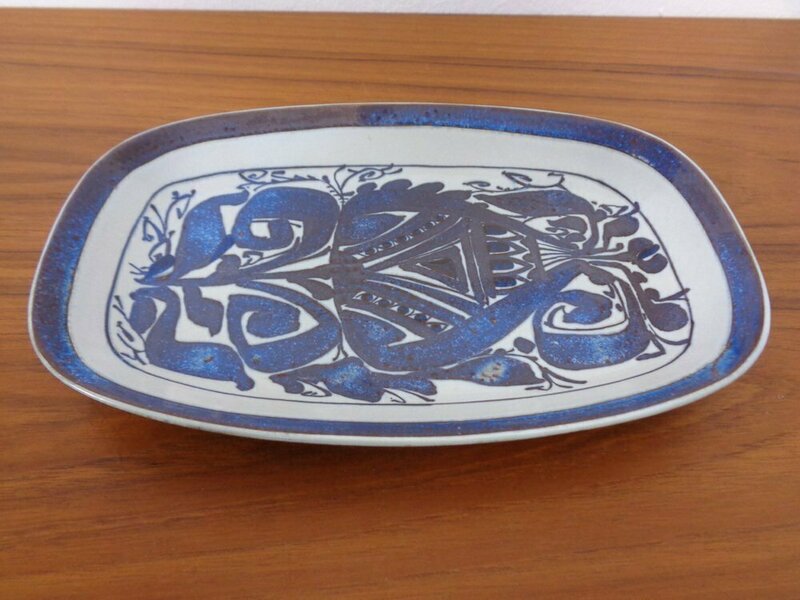 Ceramic 426 2841 Aluminia Plate By Kari Christensen For Royal ...