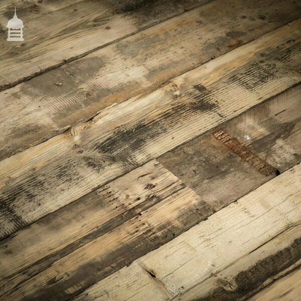 Batch Of 140 Square Meters Of Skimmed Scaffold Board Wall Cladding ...