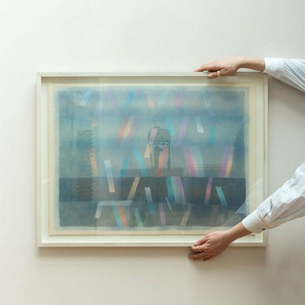 'In The Harbour' Original Abstract Expressionist Artwork By Bernard ...