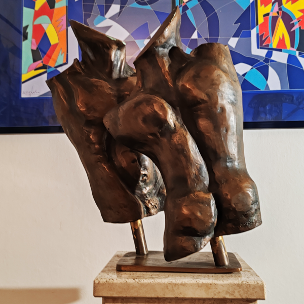 Astonishing Mid Century Bronze Statue By Gian Rigo Italy | Vinterior