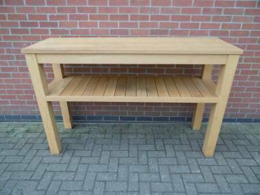 Solid Wood High Bar Table | Vinterior