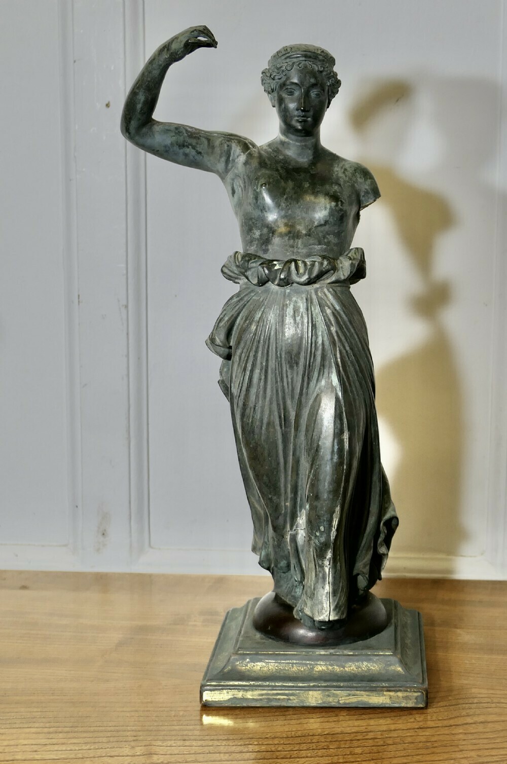 Neo Classical Bronze Statue Of Hebe The Greek Goddess Of Youth | Vinterior