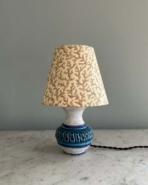 Small Vintage Table Lamp With Shade | Vinterior