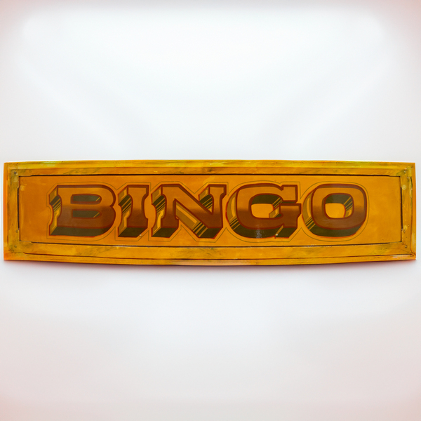 Large Bingo Painted Sign Rwi8884 | Vinterior