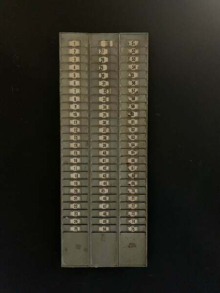 Industrial Label Holder, 1960s | Vinterior