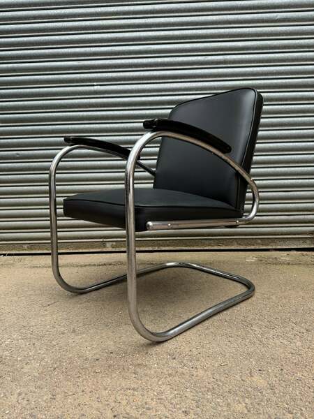 1930s Bauhaus Tubular Steel Arm Chair By Mauser Werke Waldeck Model Rs7 ...