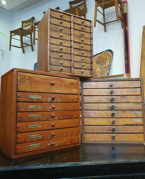 1920s Scratch Built Engineers/Workshop Drawers. (Price Per Set) | Vinterior