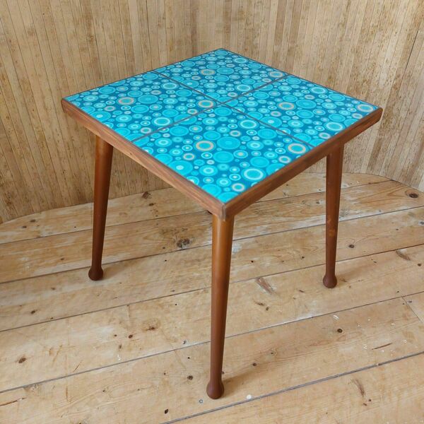 Fab Vintage Retro Mid Century Modern Handmade Small Tiled Table ...