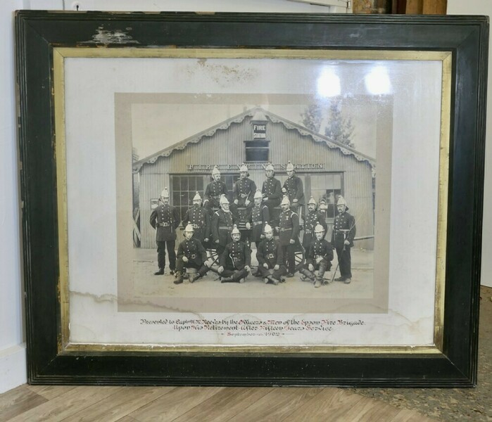 Epsom Fire Station Commemorative Photograph From 1902 | Vinterior