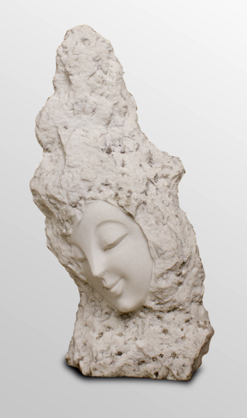 A Carved Marble Face, 1920s, Vintage | Vinterior