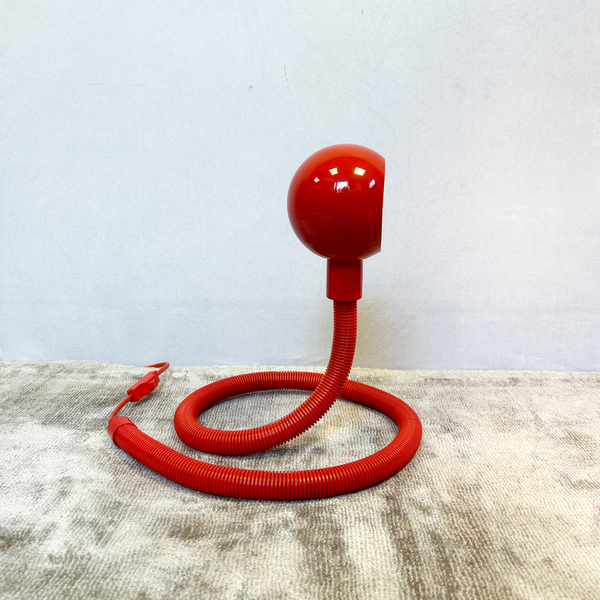 Mid Century Red ‘Hebi’ Snake Lamp By Isao Hosoe For Valenti Luce | Isao ...