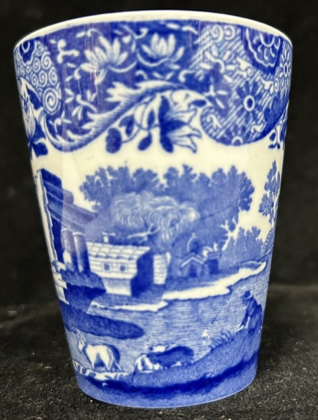 Vintage Copeland Spode Blue Italian Beaker Blue Backstamp | Vinterior