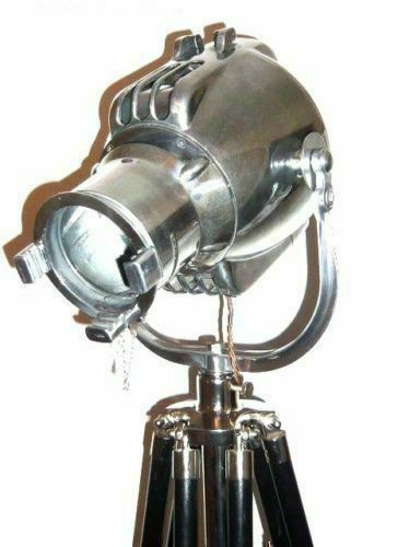 Vintage Industrial Strand Electric Theatre Spot Light Antique Floor ...