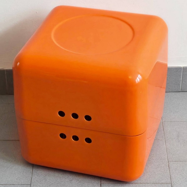 Vintage 1970 Jean Garcon Document Storage Cube For Formag 70s Space Age ...