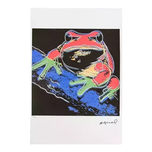 1986 Carnegie Museum Of Art After Andy Warhol "Pine Barrens Tree Frog ...