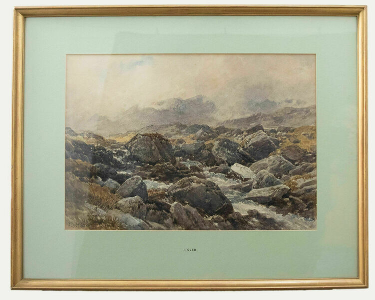 John Syer Ri (1815 1885) Framed Late 19th Century Watercolour, Rocky ...