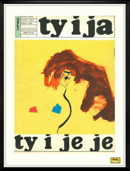 The Cover Of The Monthly Magazine Ty And Ja, Cars. Henryk Tomaszewski ...