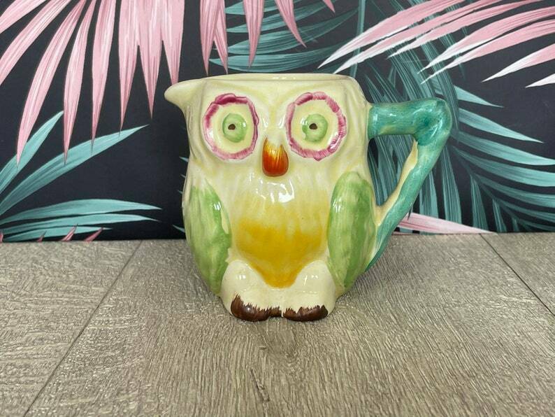 Keele Street Owl Milk Jug Or Creamer Art Deco Era Ceramics Collectible ...