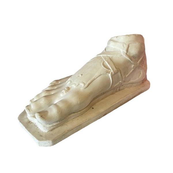 A Large Plaster Cast Roman Foot From The 18th Century Original | Vinterior