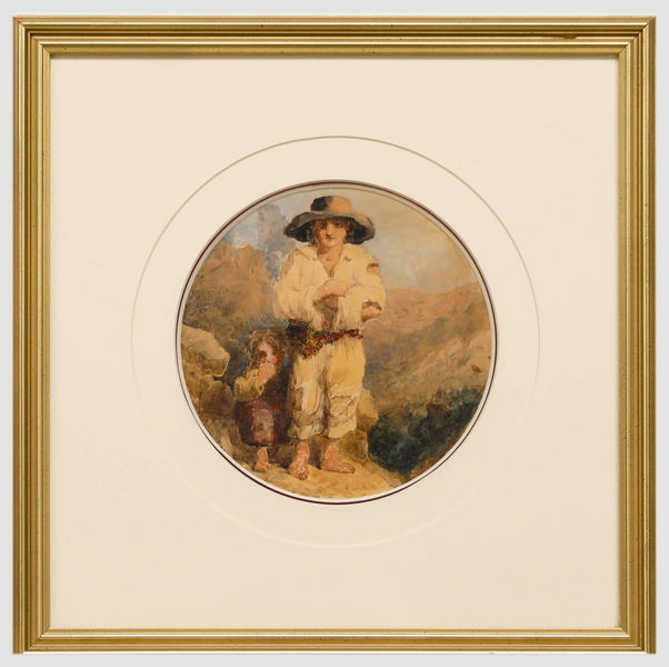 George Snell (1820 1893) 19th Century Watercolour, The Farmer & Son ...