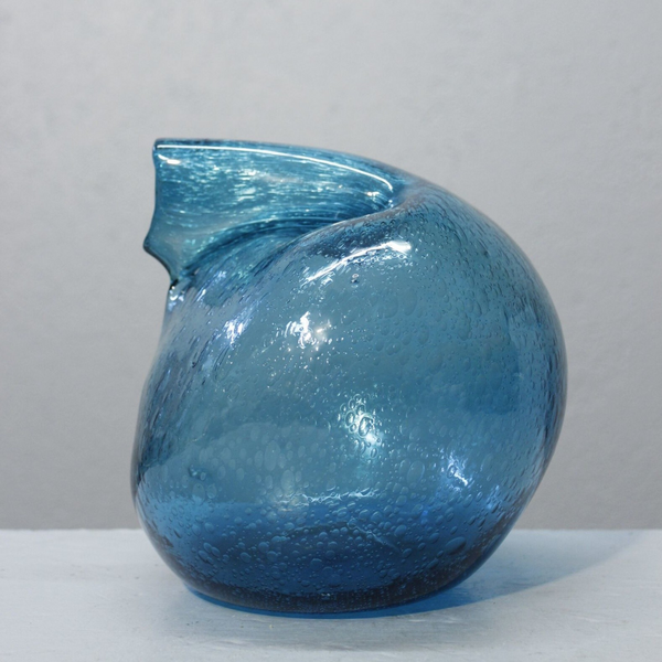 Biot Glassware Vintage Vase Bubble Glass Retracted Collar France 20th ...