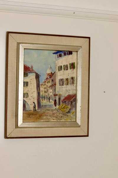 " European Street" By Lironi, Mid 20th Century | Vinterior