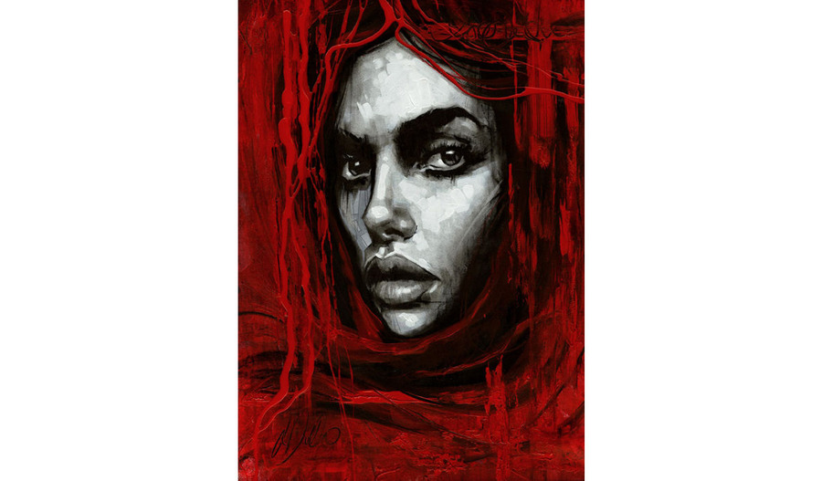 21st Century Leanne Dolan Liese Ii Painting 43x61cm | Vinterior