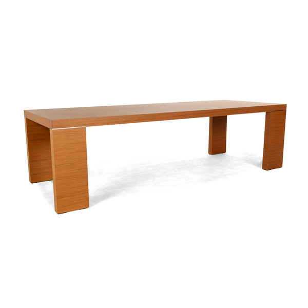 Poliform Wooden Dining Table Brown 260 X 100 Cm | Vinterior