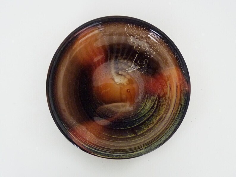 Bowl By Master Glassmaker M. Morin, Dieulefit, Biot, November 28, 1984 ...