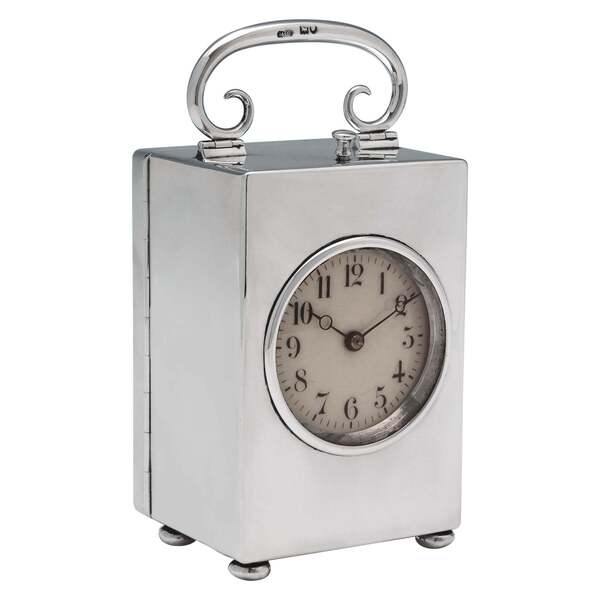 Victorian Antique Sterling Silver Chiming Repeater Clock From 1899 ...